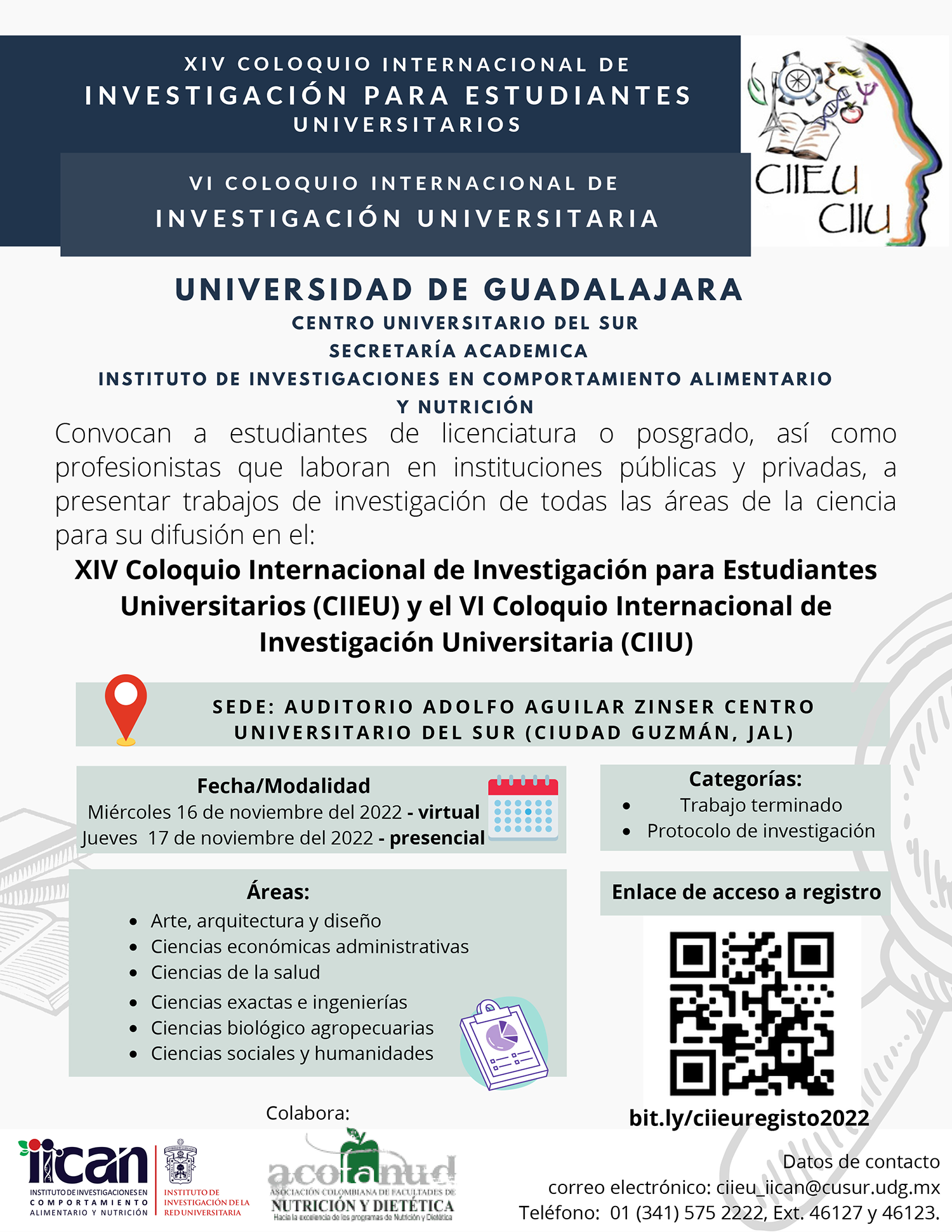 Catorceavo Coloquio CIIEU | Centro Universitario del Sur